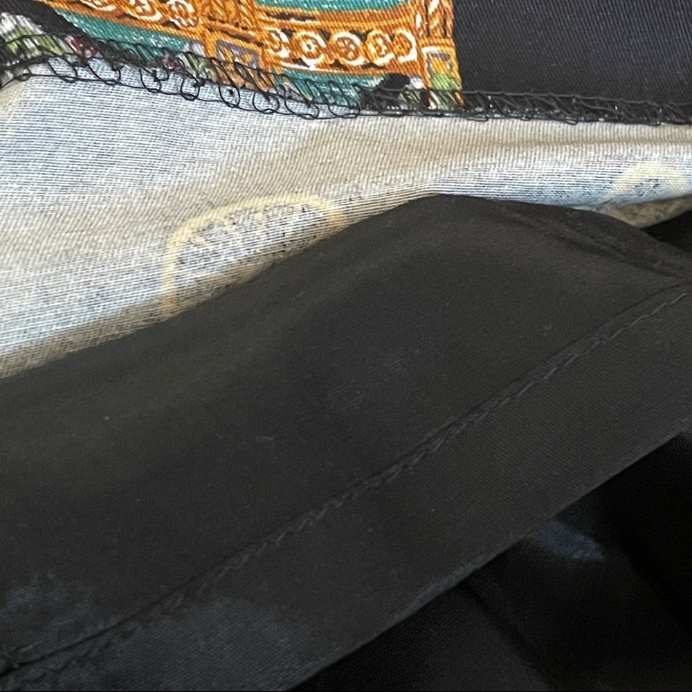 Judy Lee Cole Skirt Black Faberge Egg Print - Gem